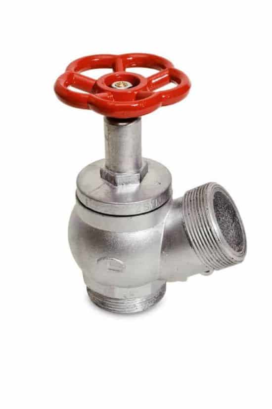 Brannventil med gjenger Ø 38 mm. (bronse / aluminium), Brann...