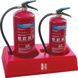 Fire extinguisher plastic stand JFP3, Fire extinguisher stands