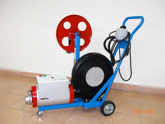 Hose dryer for two fire hoses, Devices for maintenance of fi...