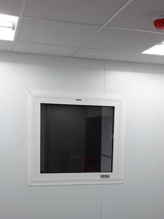 Internal fire resistant window (EI60 C5, 1000mm x 1000mm, On...