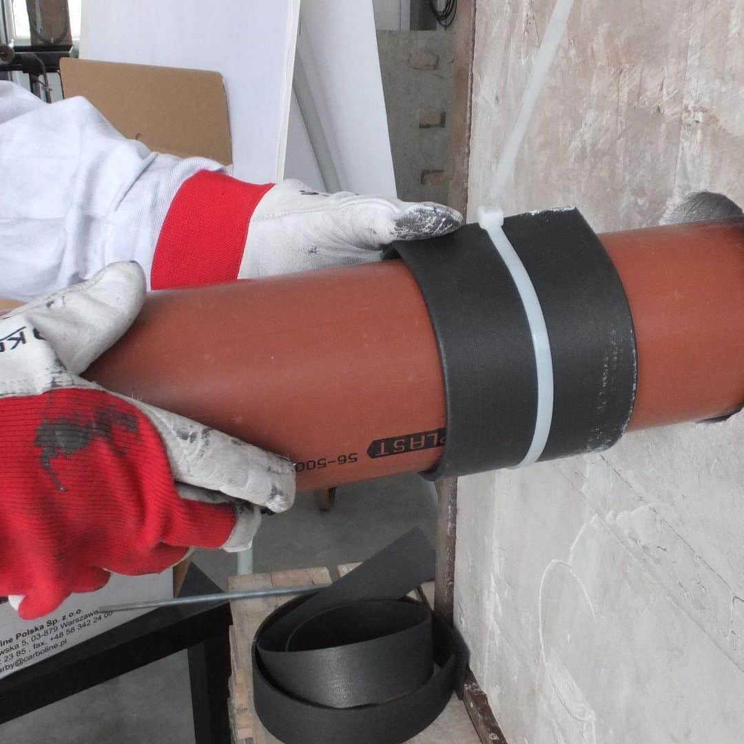 Fire resistant tape Multitube (30m roll - 100mm x 4,8mm), Ca...