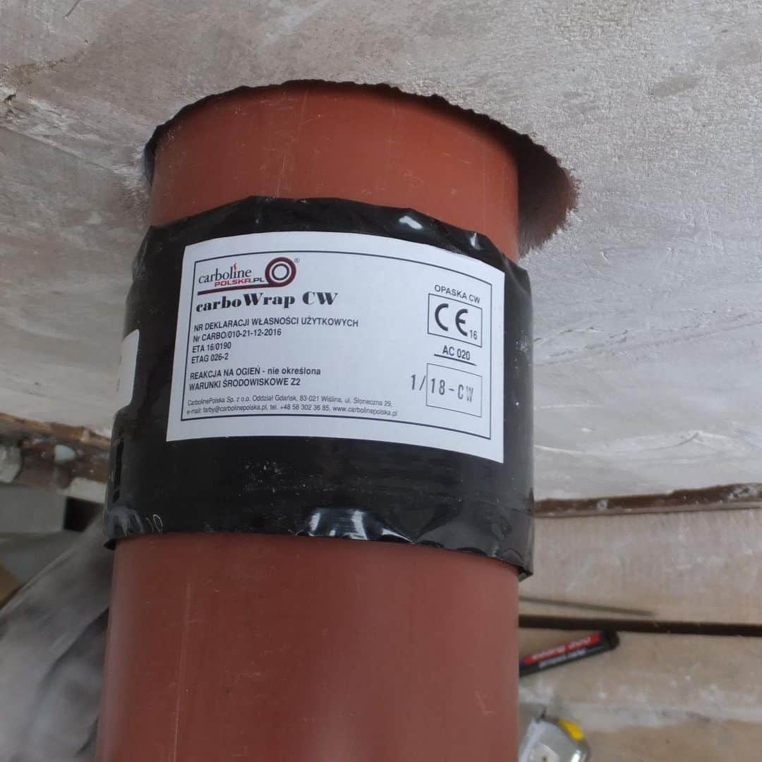 Carbowrap CW Pipe Wrap (D110), Carboline, Fireproof sealing ...