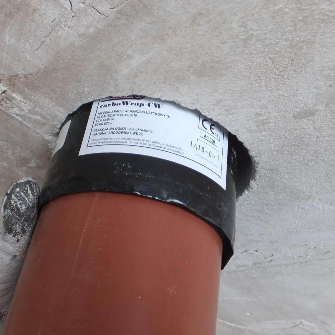 Carbowrap CW Pipe Wrap (D110), Carboline, Fireproof sealing ...