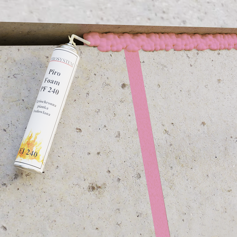 Fire resistant foam PIROFOAM PF 240 (WEZYK) - 720ml, Carboli...