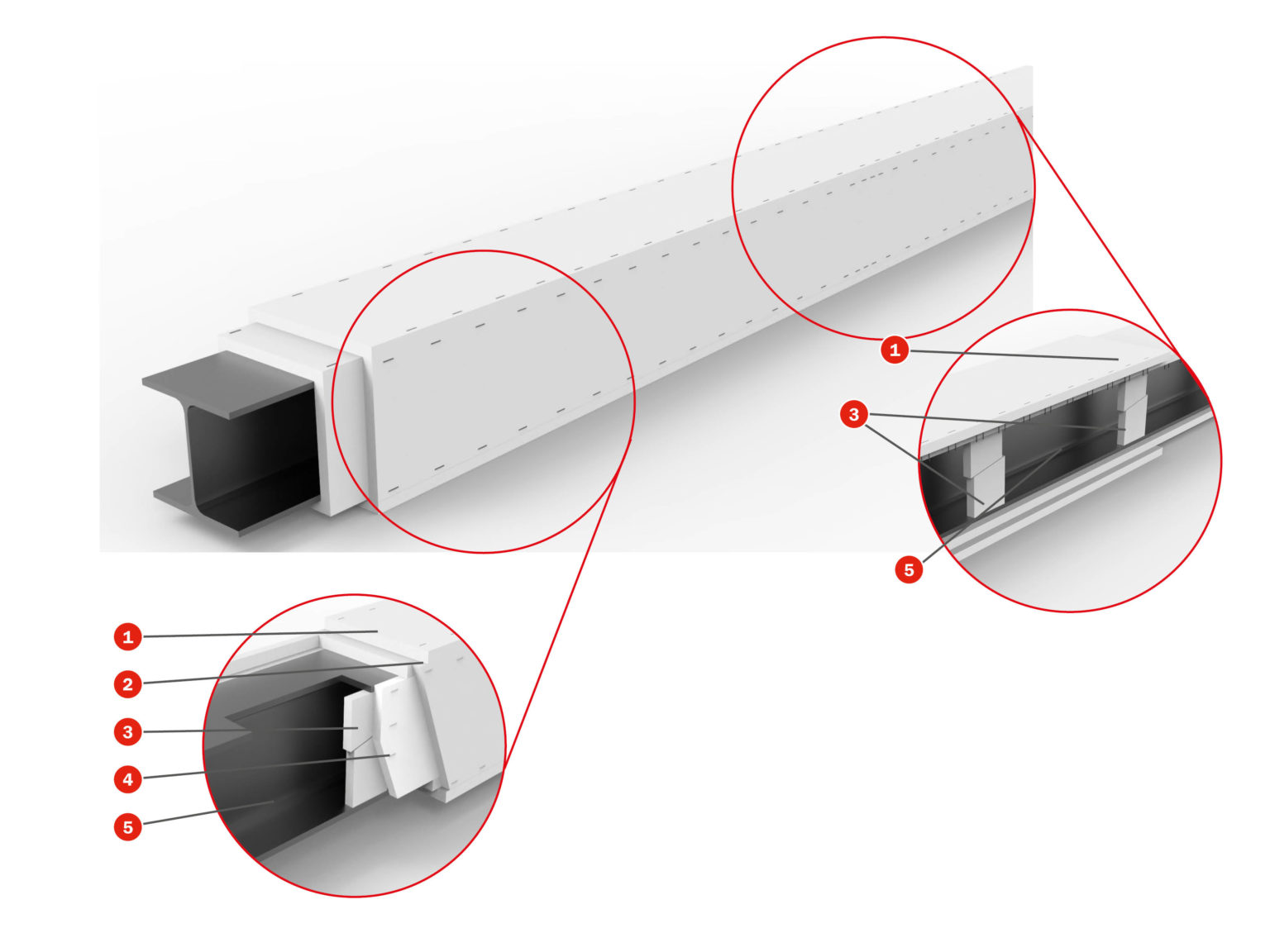 Fixing system using brackets, Metal Structures