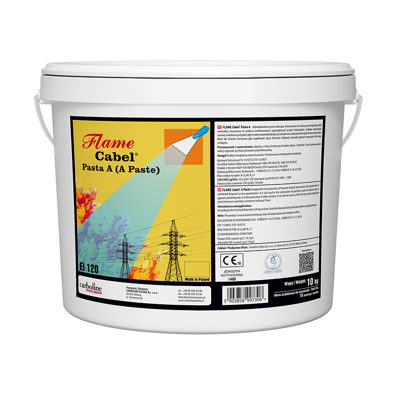 Fireproof paste A (10 kg), Carboline, Fireproof coatings for...